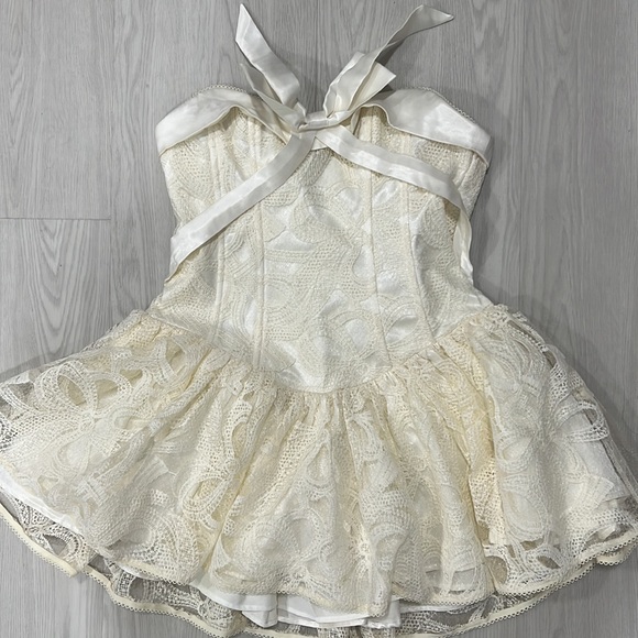 ononmade | Dresses | Onon Made White Lace Bunny Dress Vietnamese Brand ...